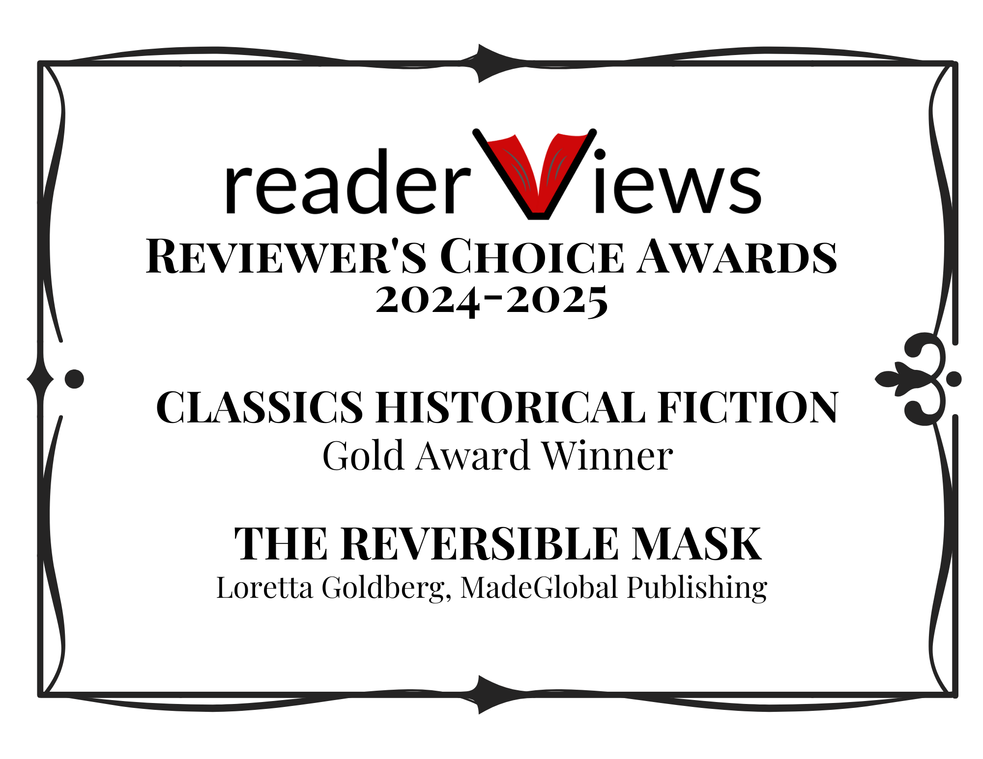 Reader Views Literary Awards for 2024 Announced. My debut novel The ...